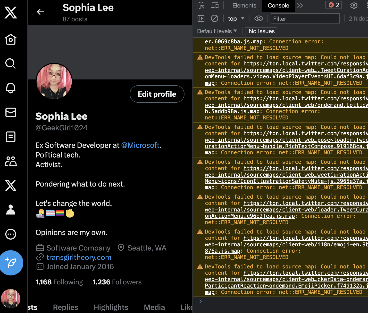 Clearing Twitter Data – Sophia Lee Dev